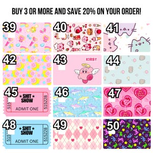 45 DESIGNS Character Credit/debit Card Cover Sticker Bank Card Skin ...