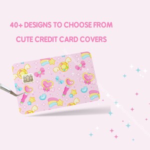 45 DESIGNS Magical Girl Credit/debit Card Cover Sticker Bank Card Skin ...