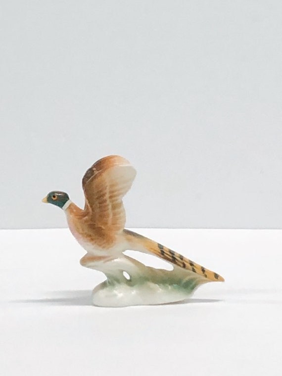 Rare Vintage 1960s Western Germany Porcelain Pheasant Figurine - Etsy