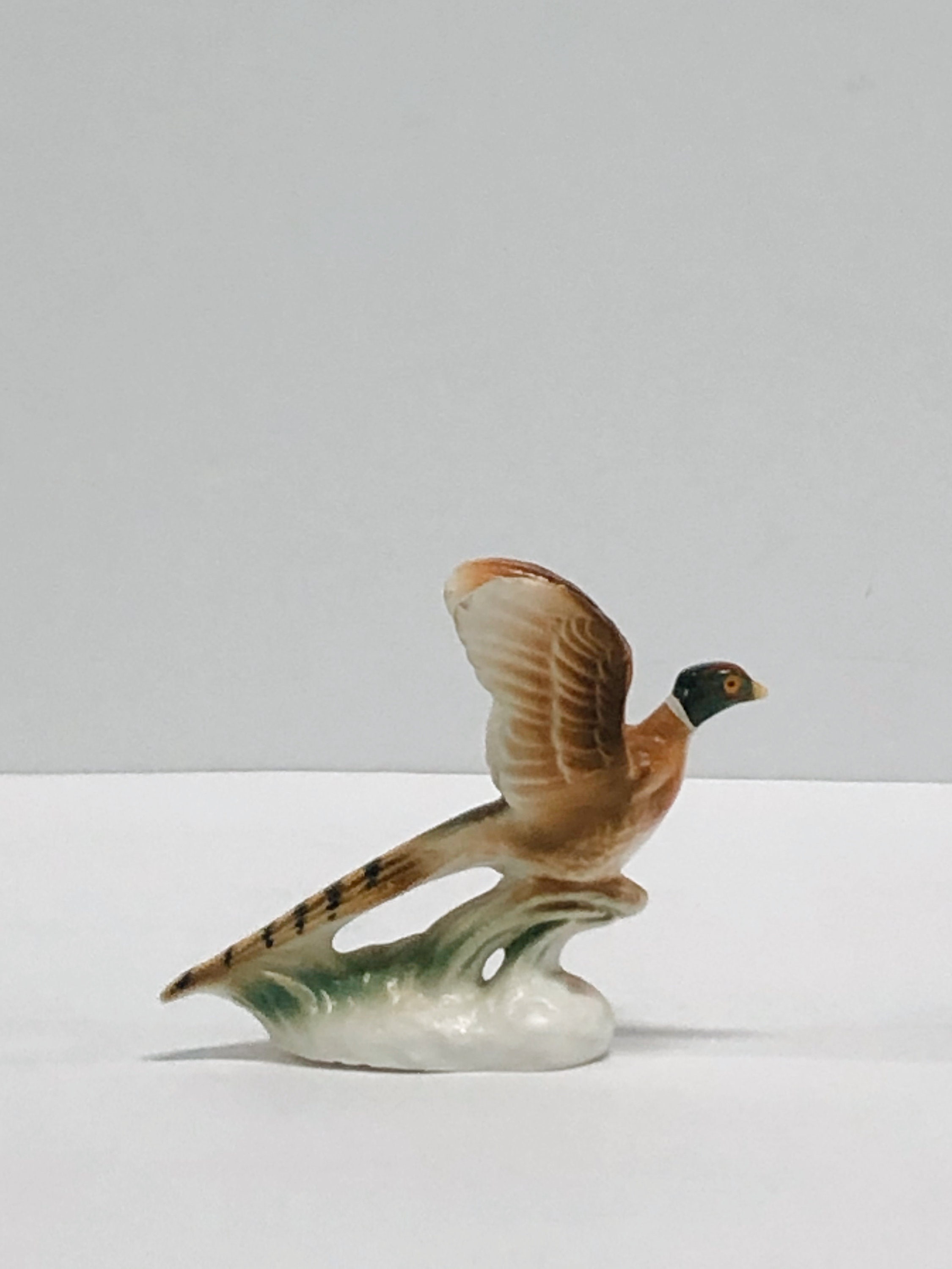 Rare Vintage 1960s Western Germany Porcelain Pheasant Figurine - Etsy