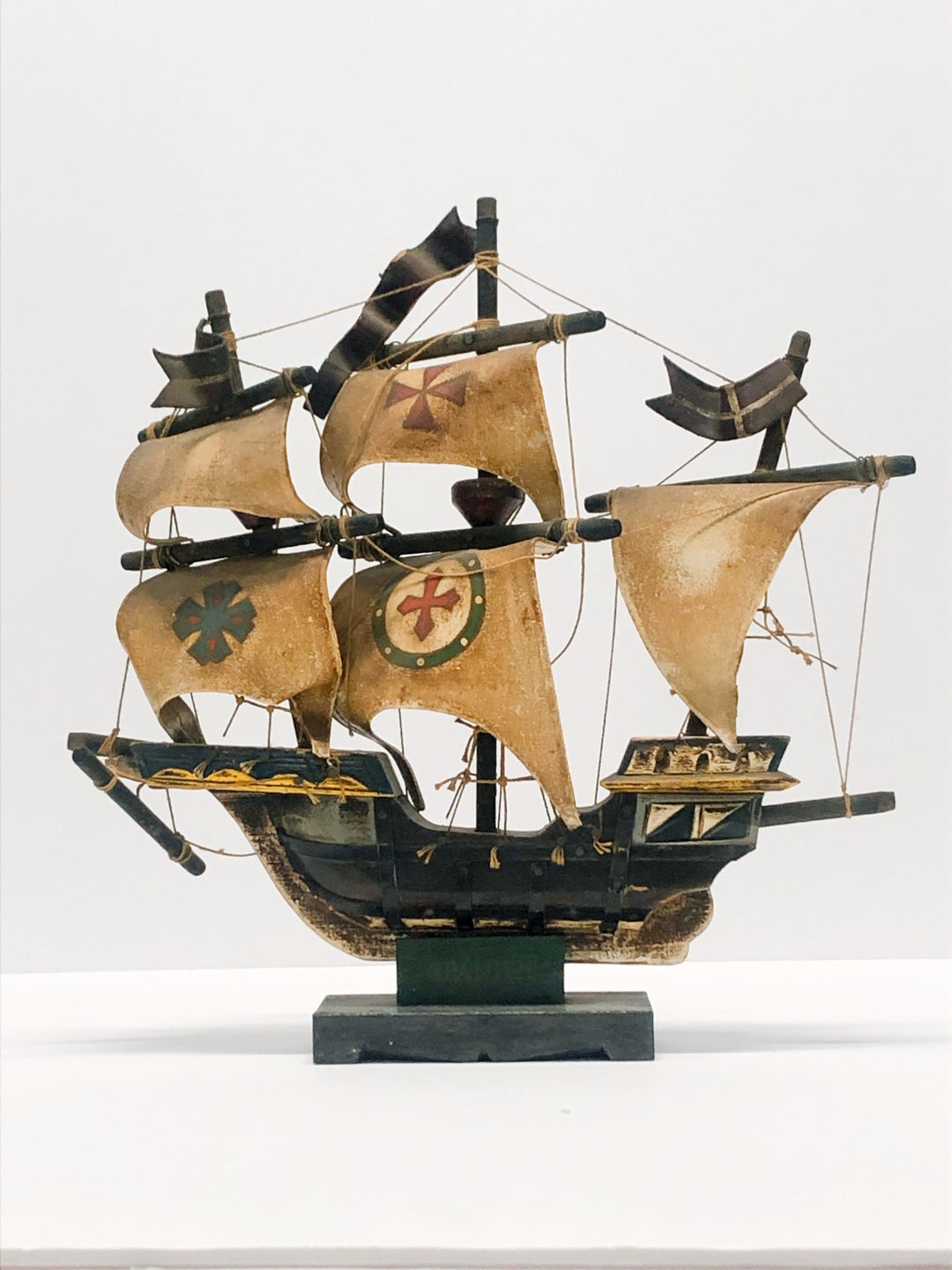 Vintage 1960s Ship Model - Etsy