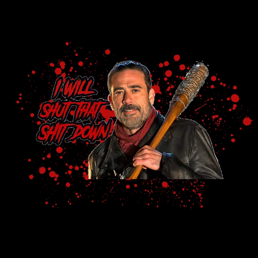 Negan PNG ~ Sublimation Digital Design (the Walking Dead) - Etsy
