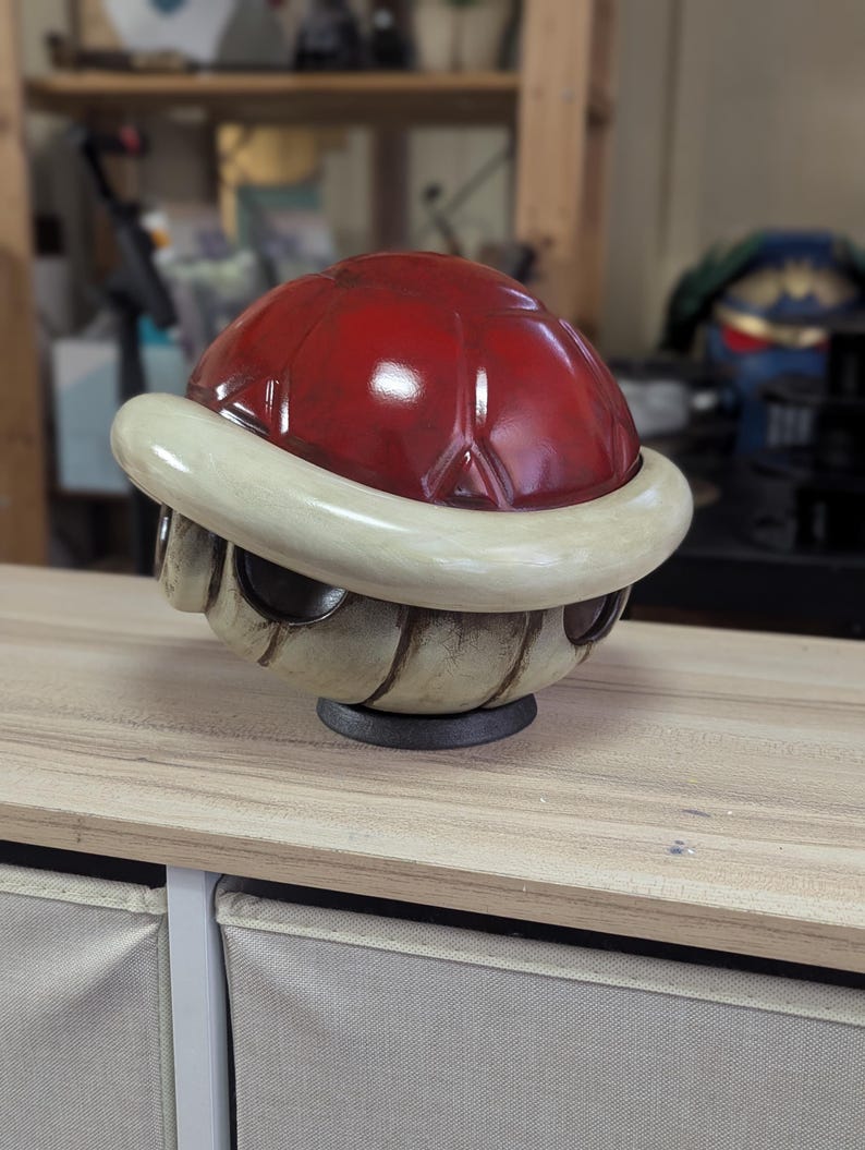 Mario Red Koopa Shell realistic - Etsy