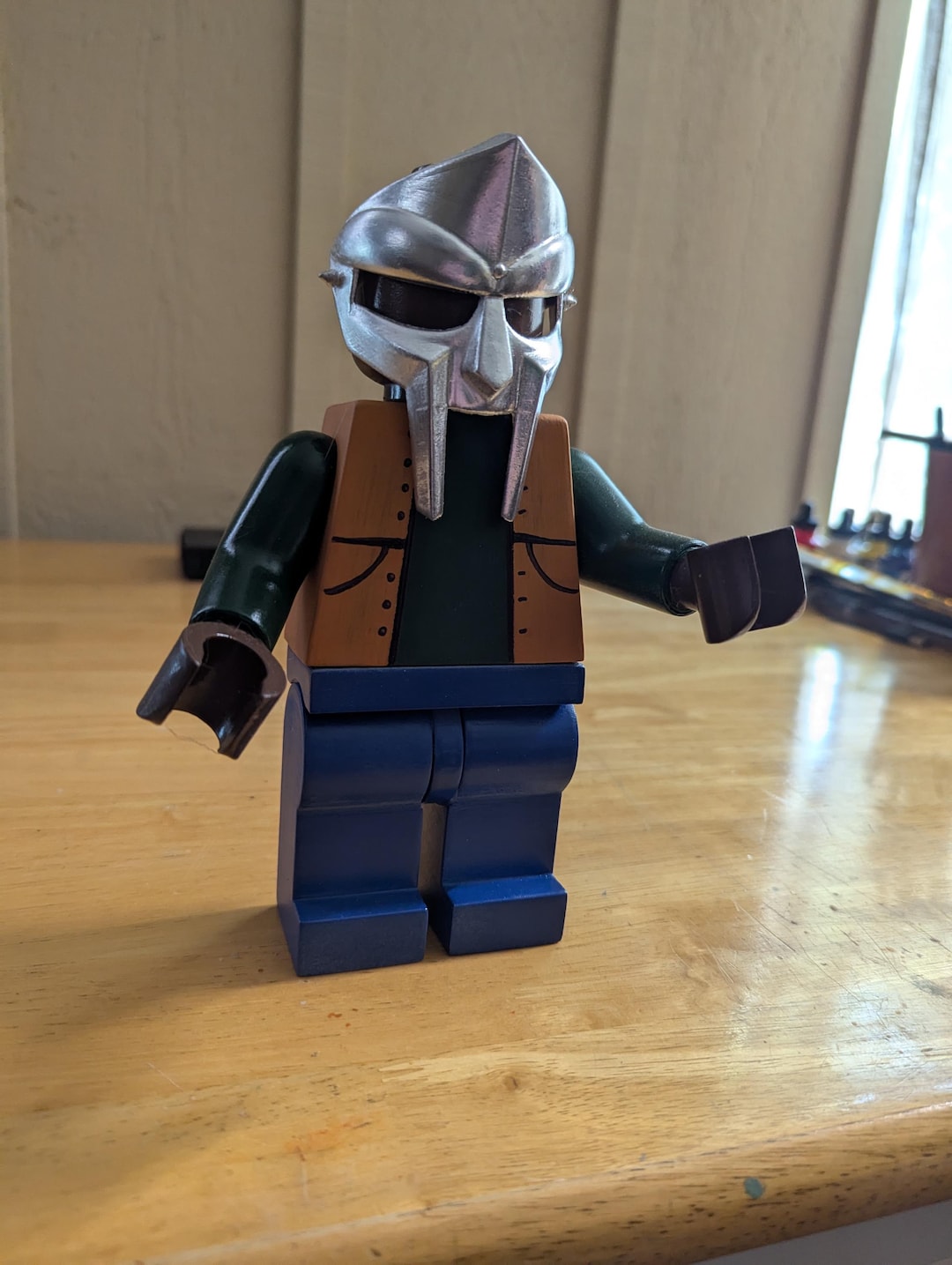 MF DOOM 8 Inch Lego Custom Figure - Etsy