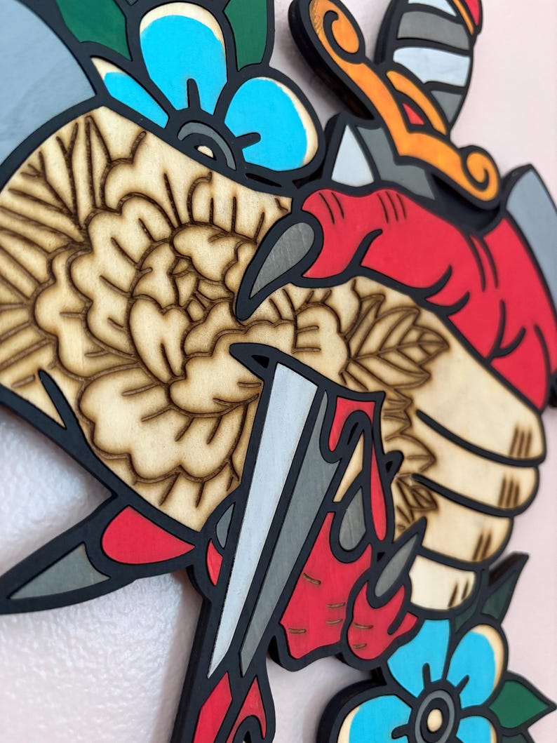 Demon Handshake Wall Hanger - Etsy