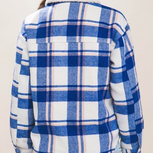 Oversized Plaid Shacket With Sherpa Lining, Warm, Cozy and Versatile ...