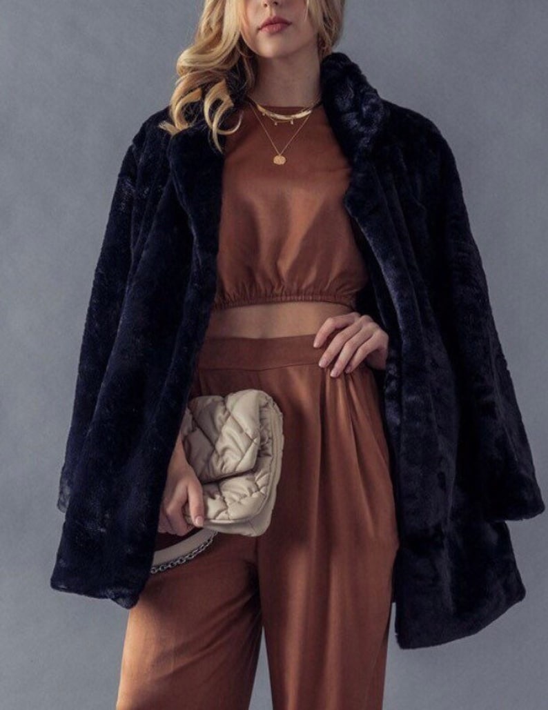 Oversized Faux Fur Coat. Full Length, Classic, Super Soft Plushy Cozy ...