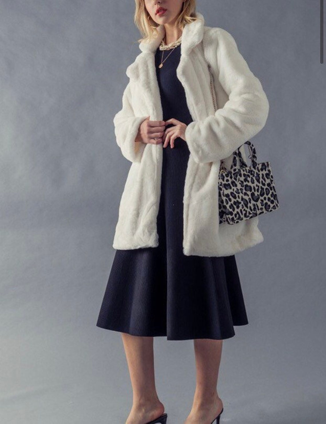 Oversized Faux Fur Coat. Full Length, Classic, Super Soft Plushy Cozy ...