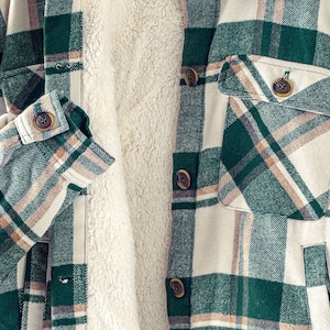 Oversized Plaid Shacket With Sherpa Lining, Warm, Cozy and Versatile ...