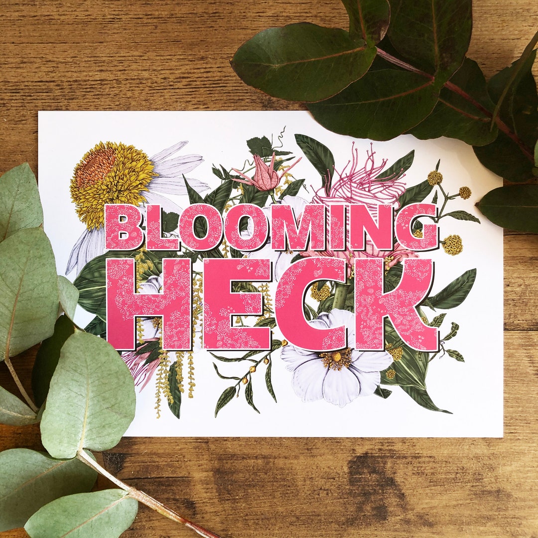 A4 Digital Print, 'blooming Heck' - Etsy