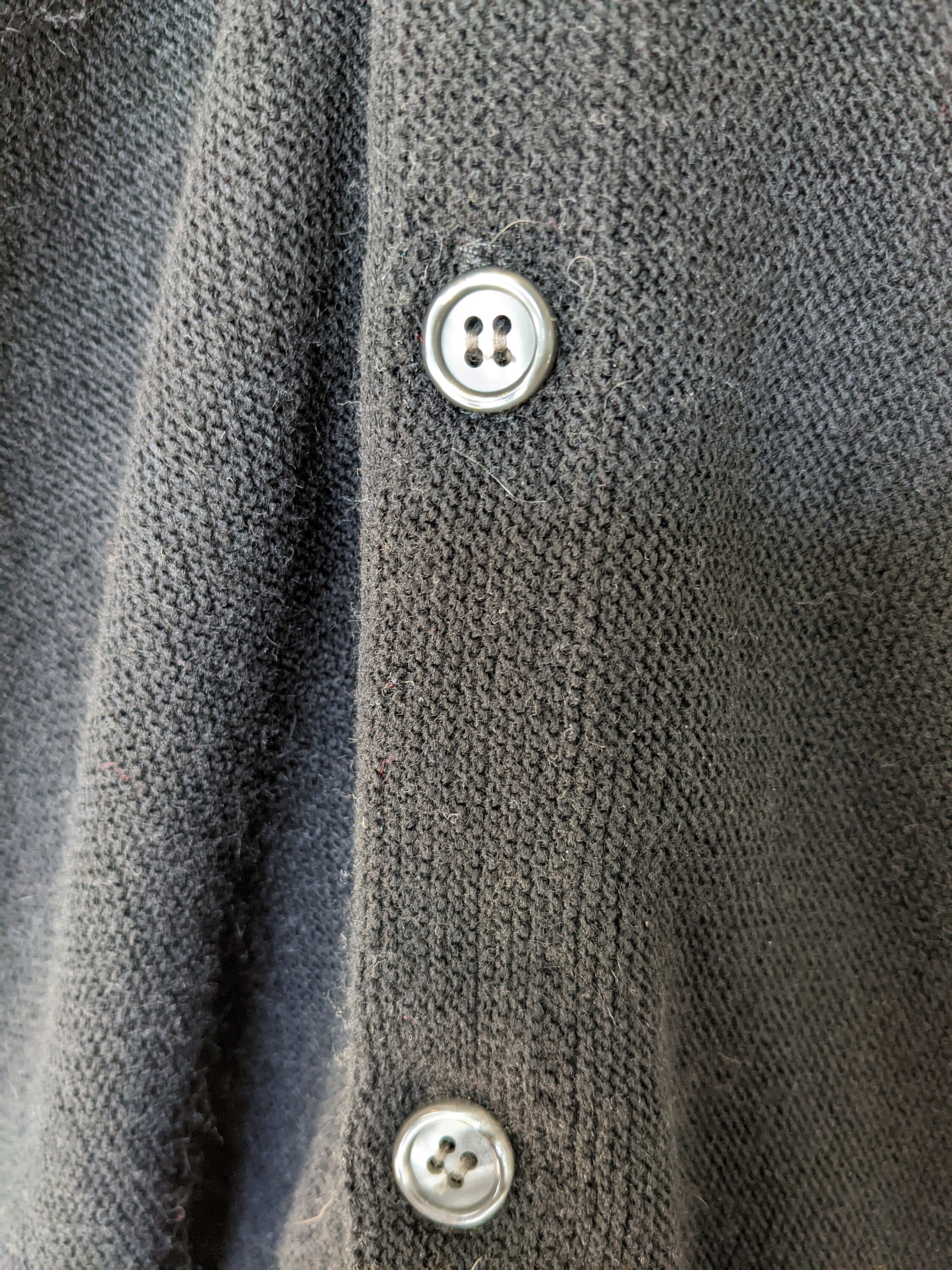 Vintage 1990s Izod Black Cardigan With Kimball Crest Patch - Etsy