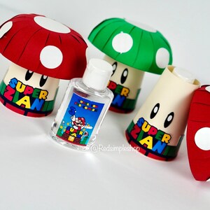 Set of 6 Super Mario Toad Box Mushroom Favor Box Super Toad - Etsy