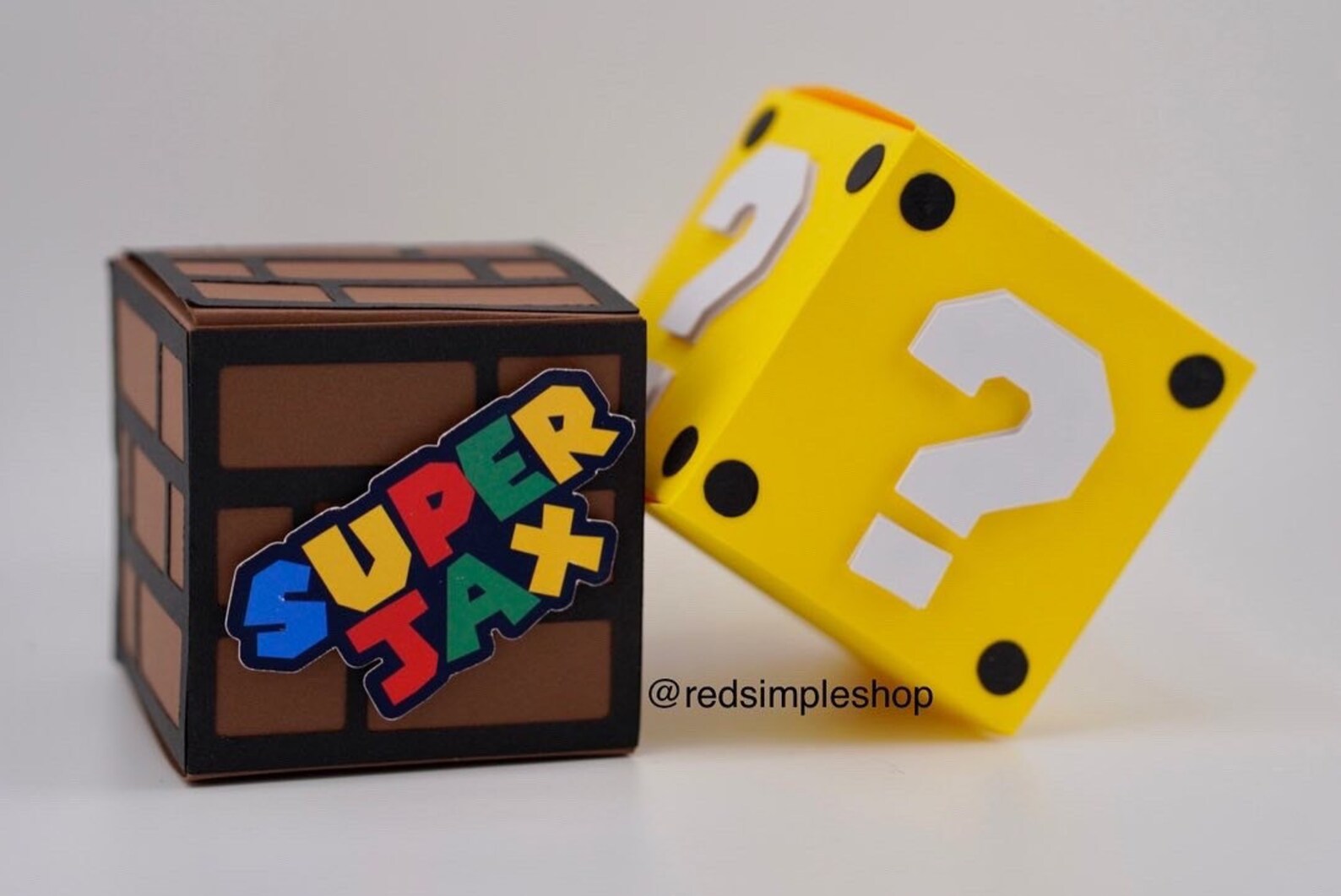 12pcs Super Mario Favor Box Question Block Box Bricks Treat - Etsy