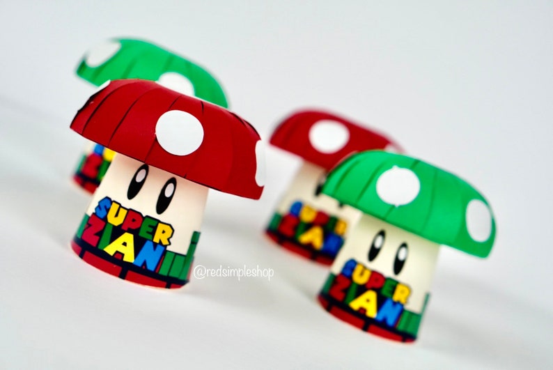 1 Pc. Super Mario Toad Box, Mushroom Favor Box, Super Toad Favor Box ...