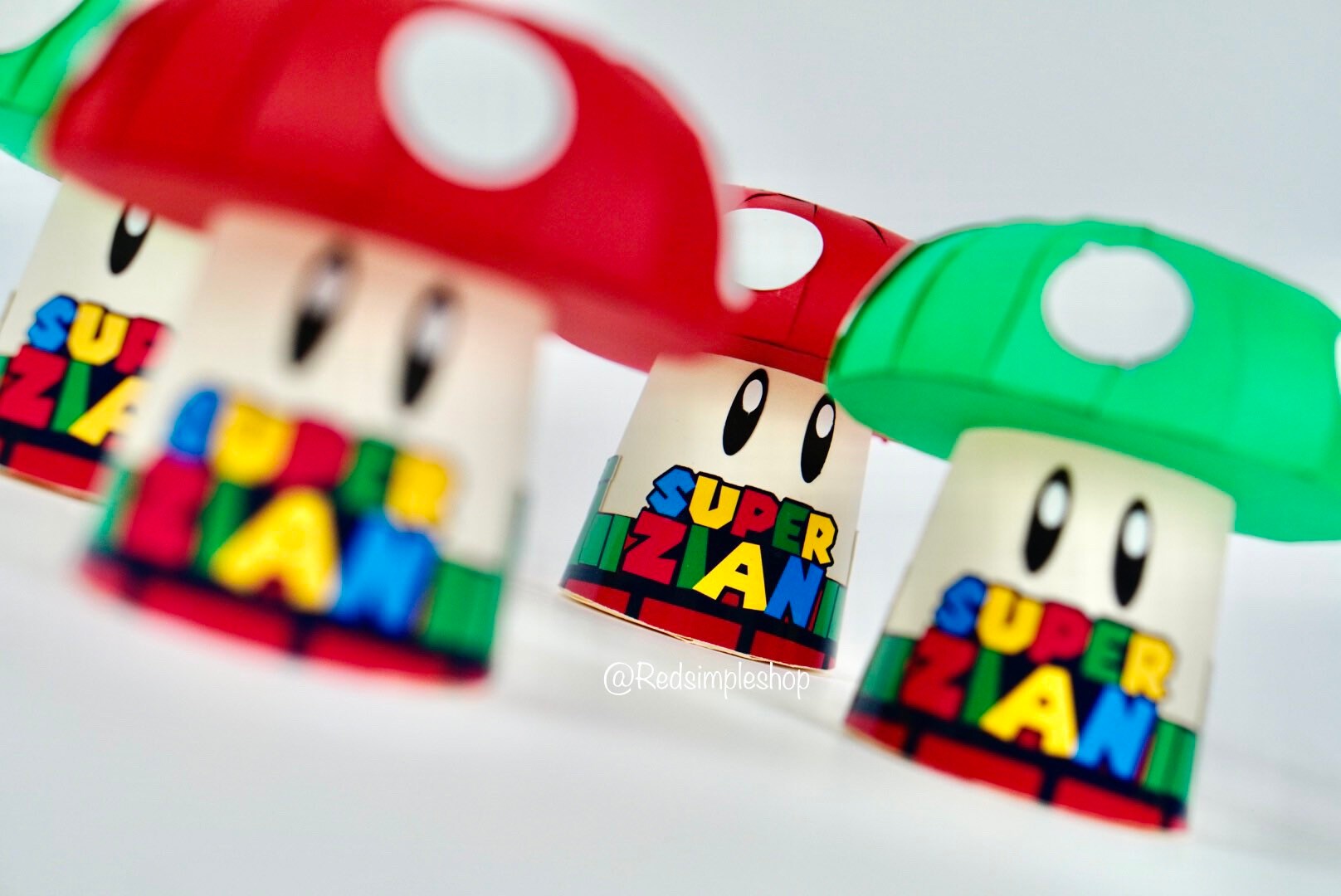 1 Pc. Super Mario Toad Box, Mushroom Favor Box, Super Toad Favor Box ...
