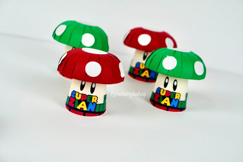 1 Pc. Super Mario Toad Box, Mushroom Favor Box, Super Toad Favor Box ...