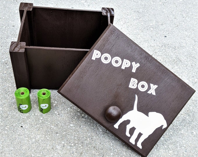Dog Poopy Box Dog Waste Box - Etsy