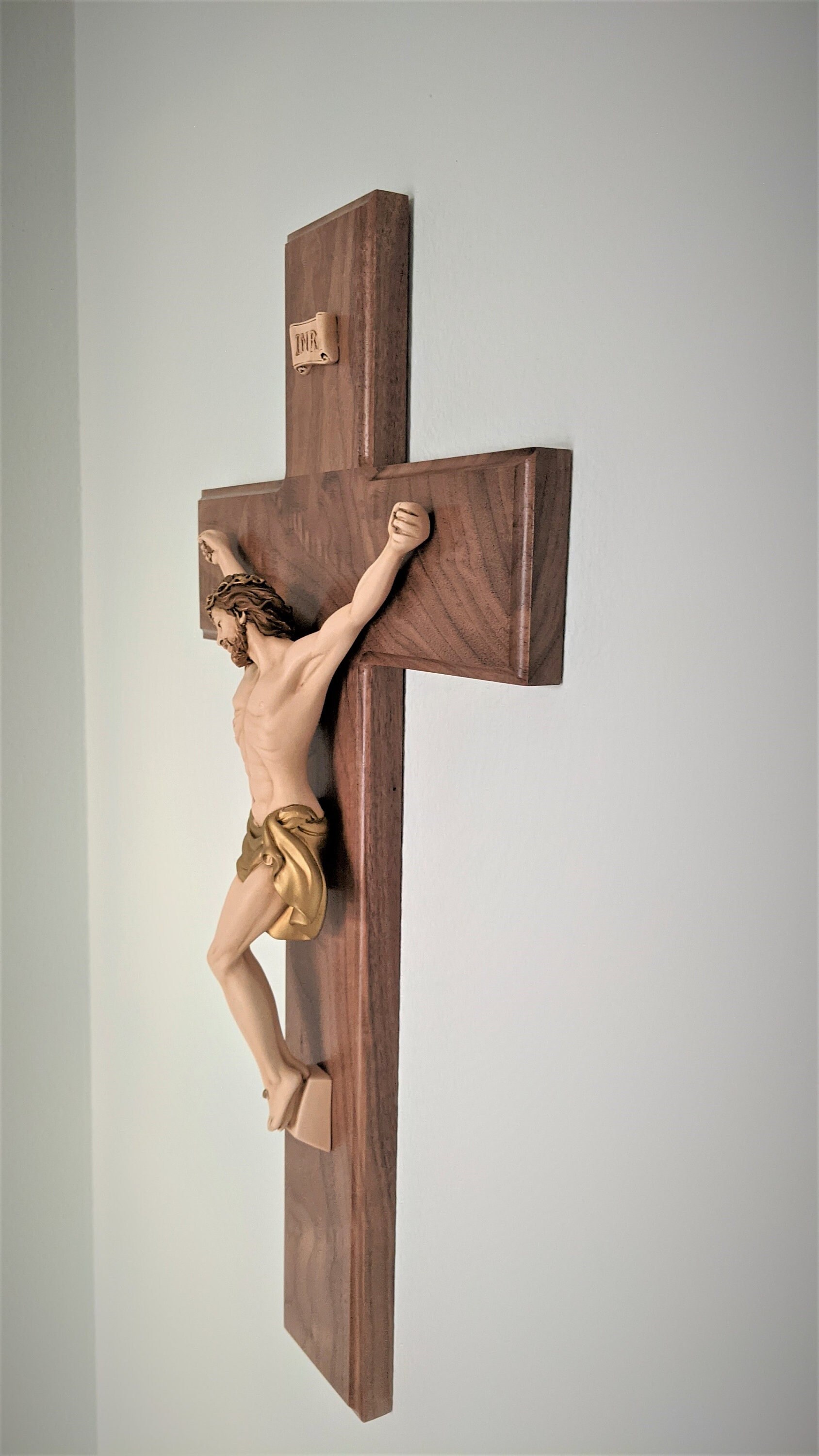 Extra Large Wall Crucifix 20 Flesh Tone Resin Corpus - Etsy Ireland