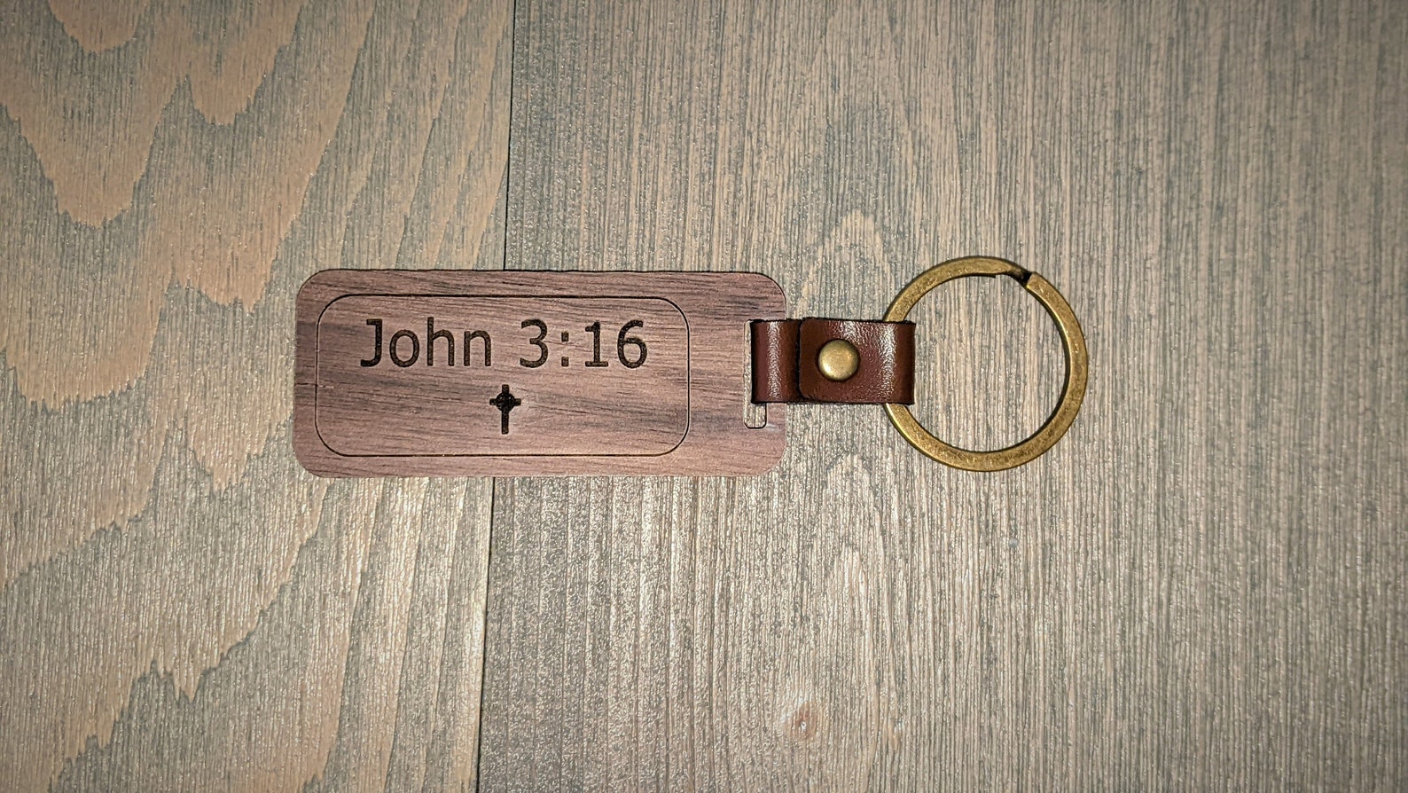 Wood Key Rings Faith Messages | Etsy