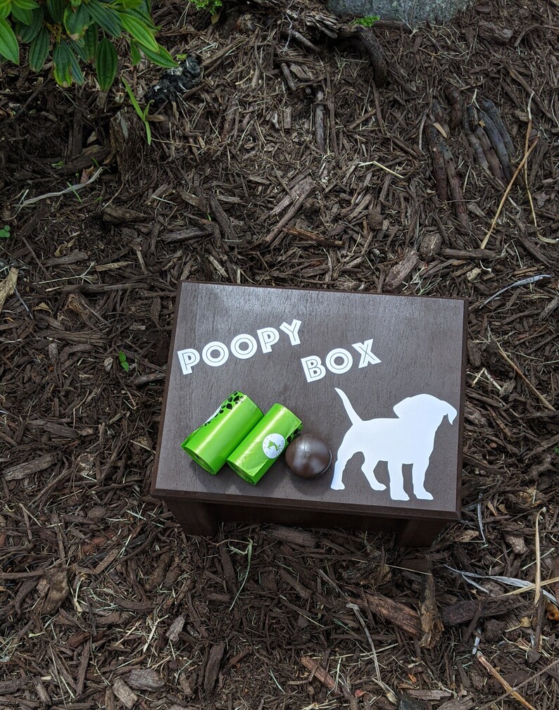 Dog Poopy Box Dog Waste Box | Etsy