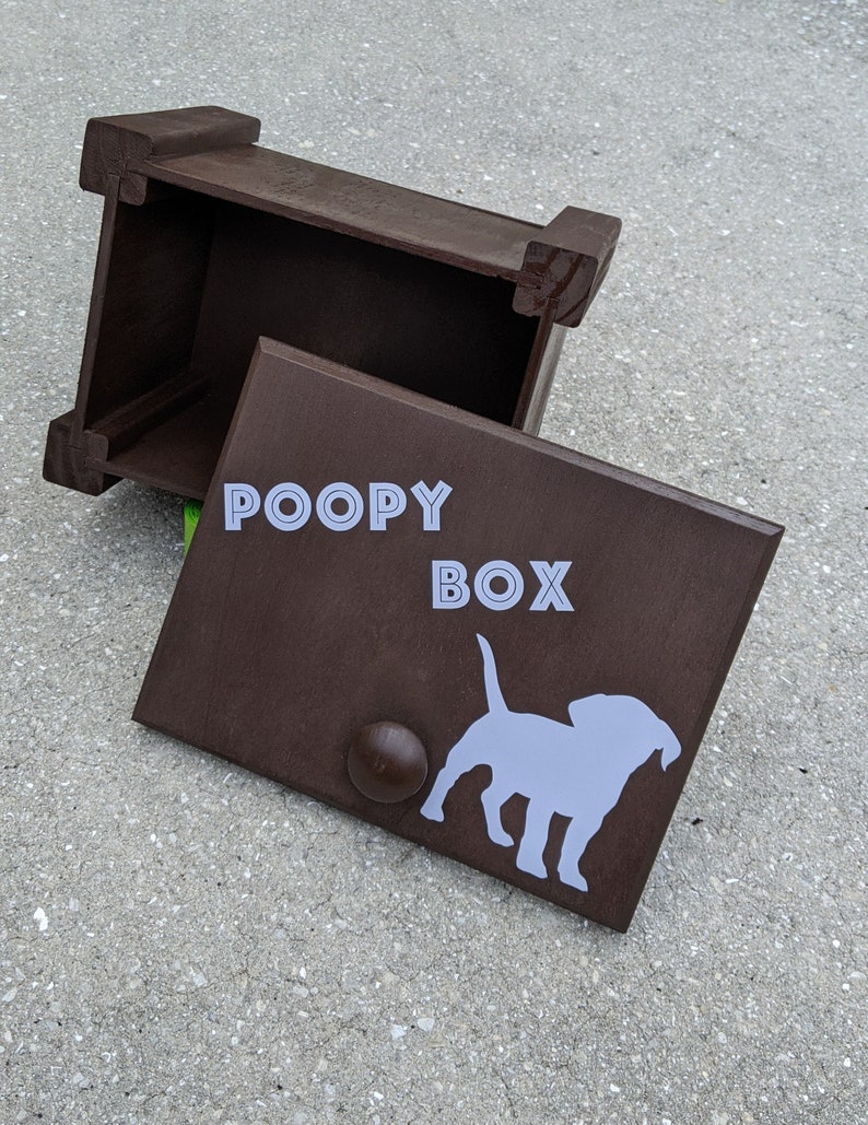 Dog Poopy Box Dog Waste Box | Etsy