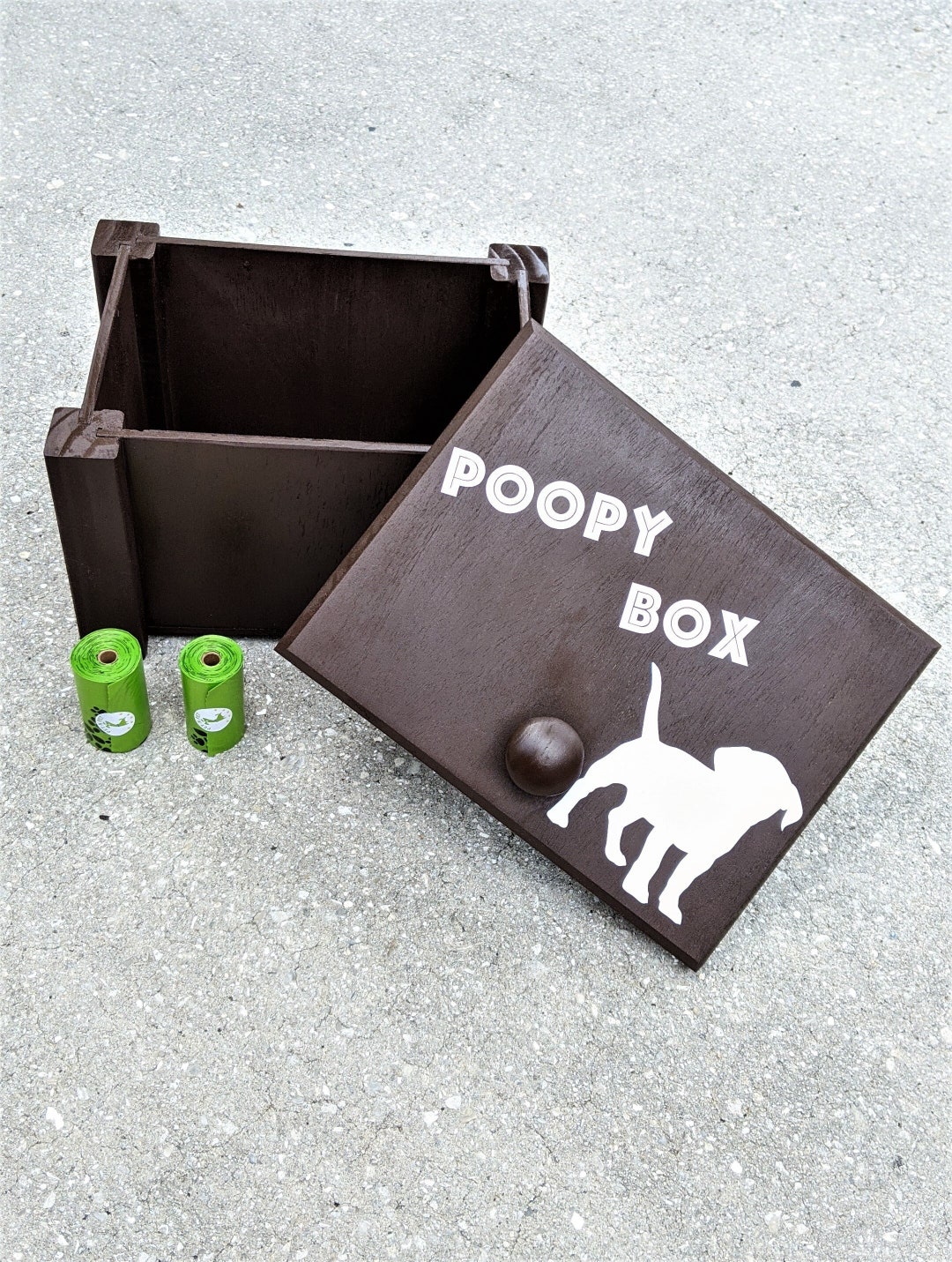 Dog Poopy Box Dog Waste Box - Etsy