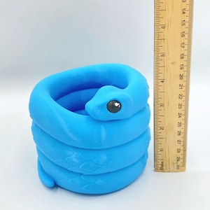 Snake Planter - Snake Plant Pot With Drainage - Cute Snake Planter ...