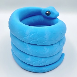 Snake Planter - Snake Plant Pot With Drainage - Cute Snake Planter ...