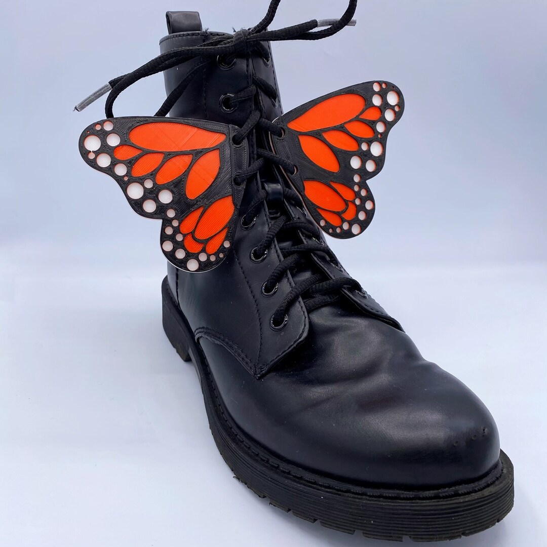 Butterfly Wings Boot Accessory Custom Color Butterfly Wing - Etsy