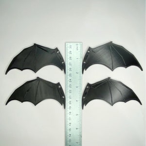 3D Printed Boot Bat Wings - Cosplay Boot Accessories - Shoelace Wings ...