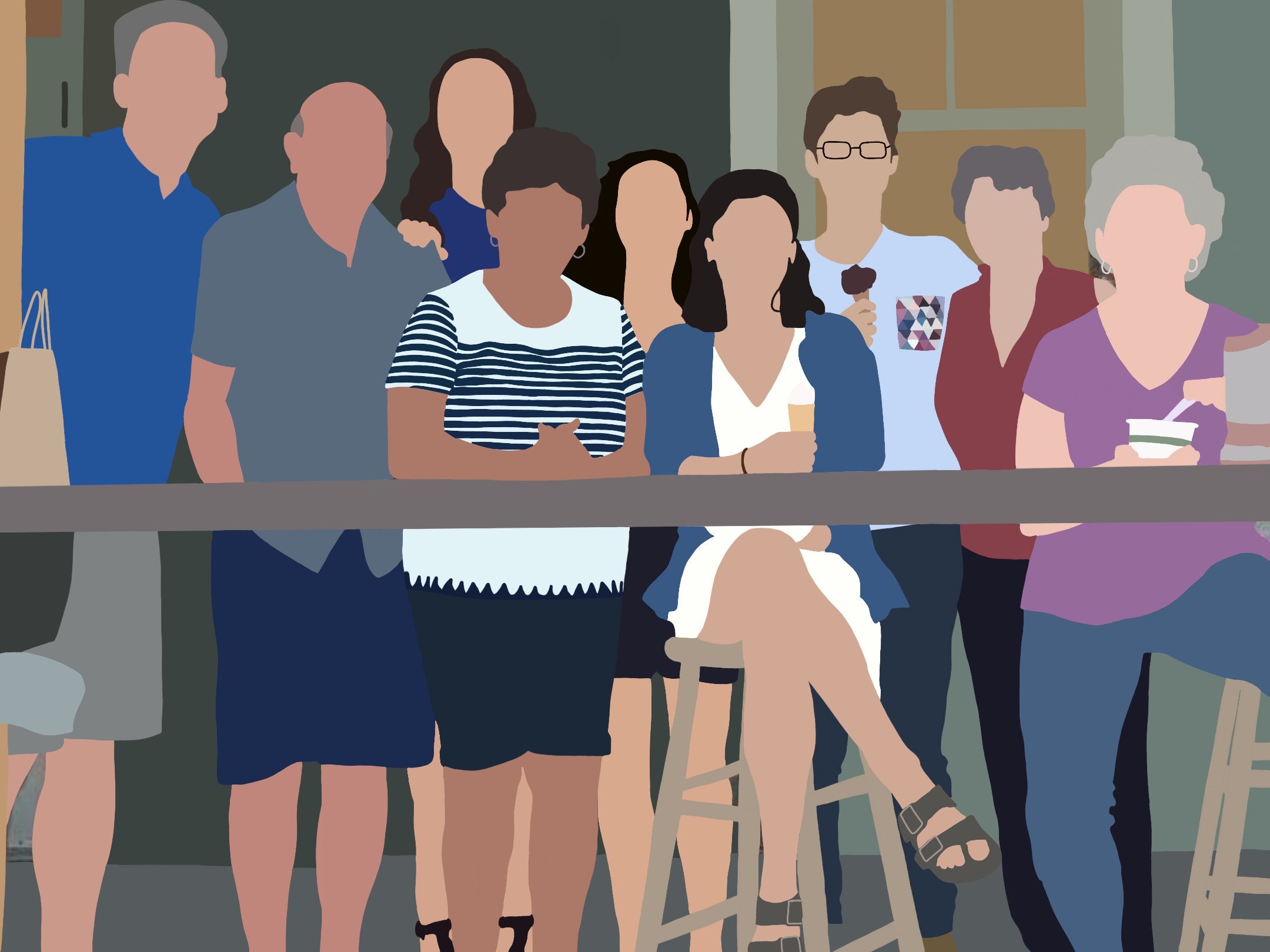 Custom Faceless Portrait - Etsy