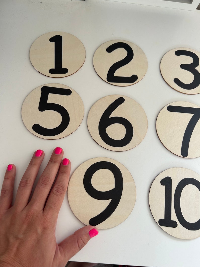 Number Coins 1-10 Maths Teaching Learning Through Play Number Wedding ...