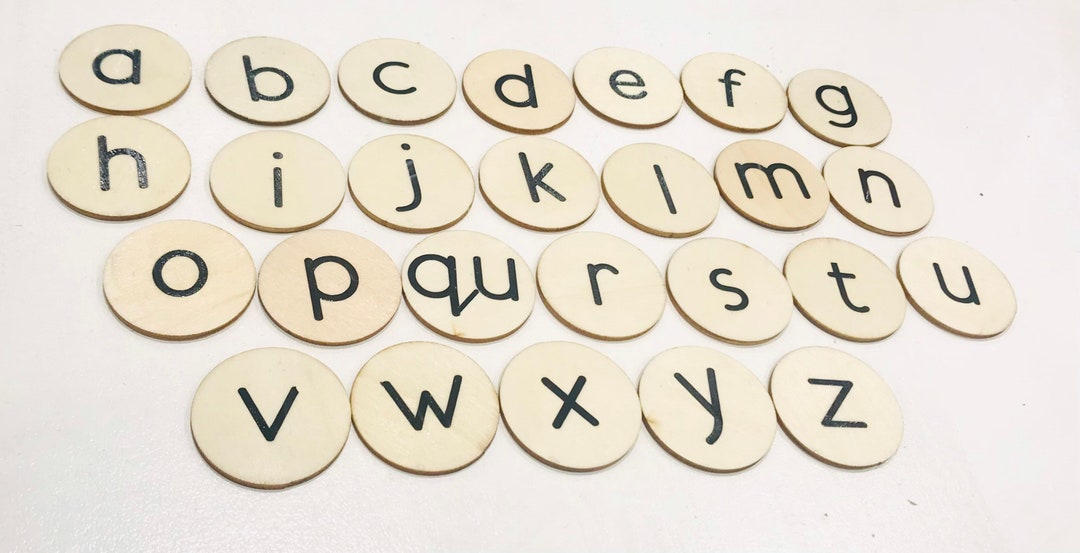 Phonics Coins Alphabet Coins Wooden Large Coins RWI Wooden - Etsy