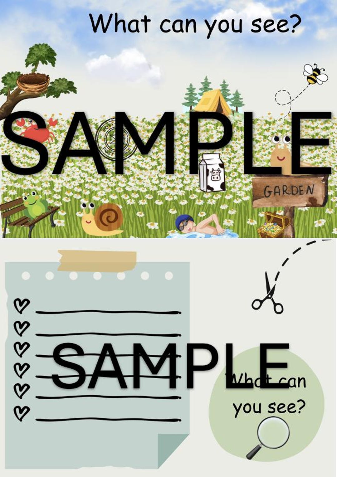 EYFS Phonics Phase 4 'what Can You See?' Writing Prompts - in the ...