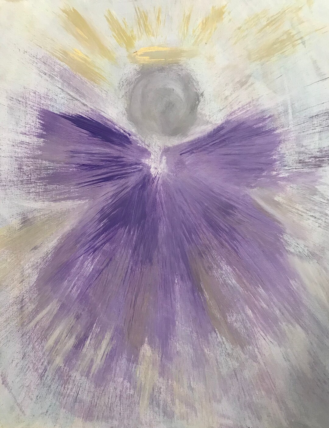 Angel Art Digital Download Original Acrylic Art - Etsy