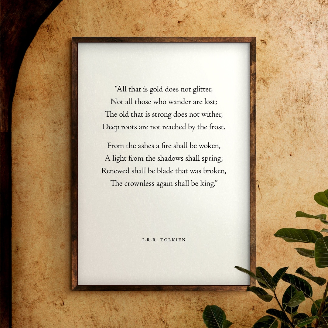 Not All Those Who Wander Are Lost | Digital Download | Quote Print ...
