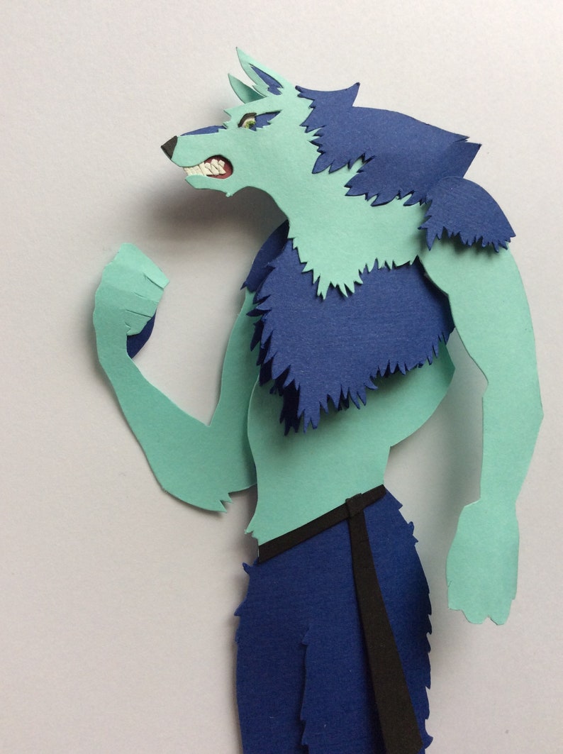 Custom Furry Paper Art | Etsy