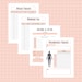 BUNDLE - Fitness Planner Printable, Health Planner, Fitness Journal ...