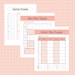 BUNDLE - Fitness Planner Printable, Health Planner, Fitness Journal ...