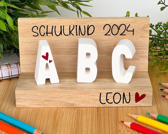 Schoolchild Decoration // Gift for Starting School // Table Decoration ...