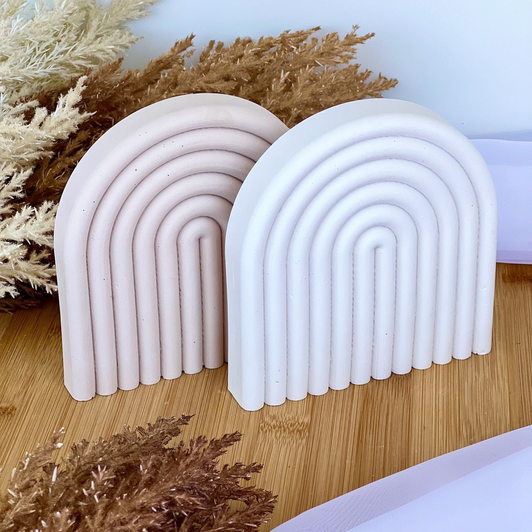 Deko Tablett // Tischdeko Regenbogen // Keramik Tablett - Etsy.de