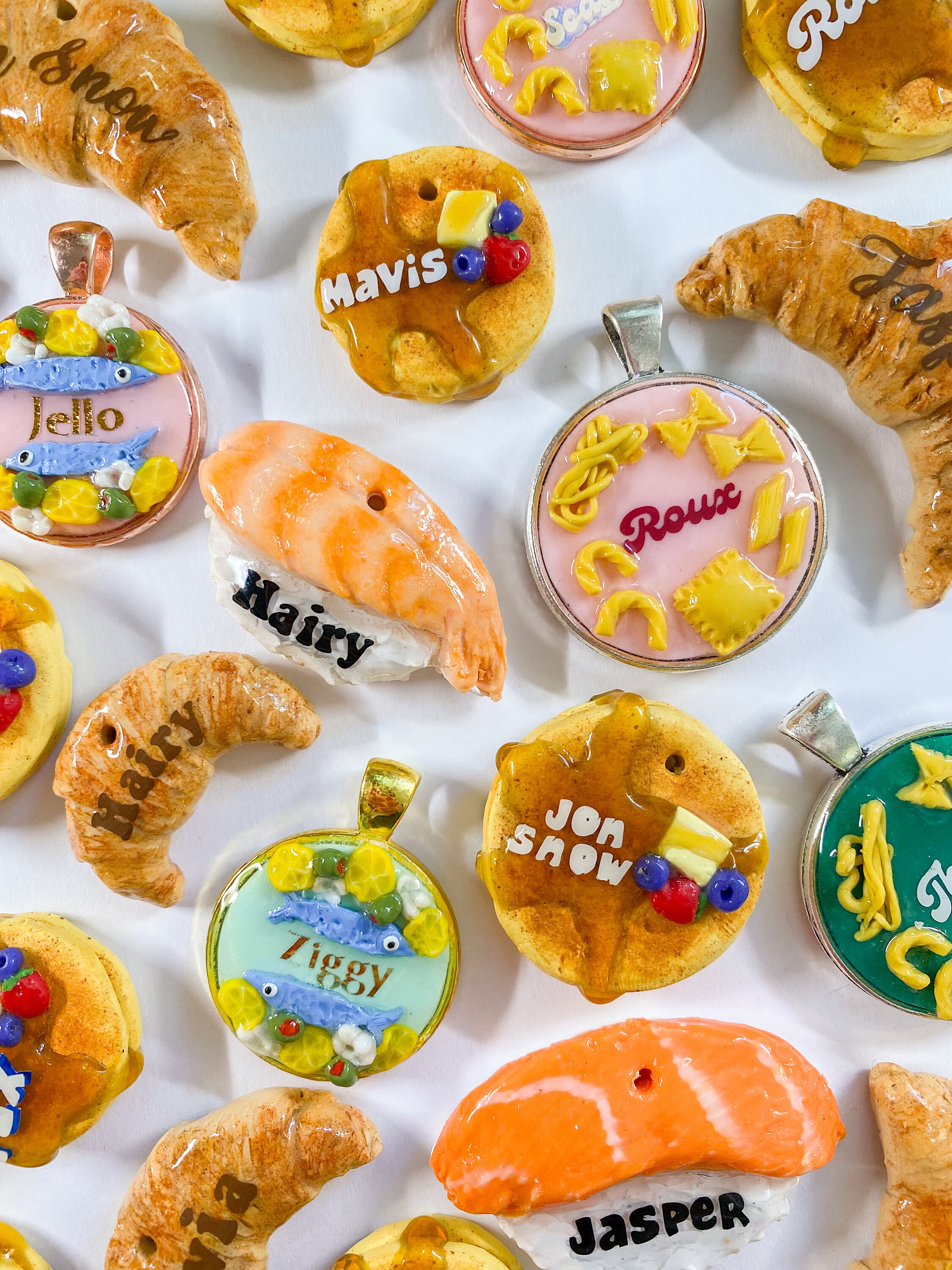 Cheese Tag With A Cheese Slice Charm | Personalized Pet Tags Foodie Tag ...