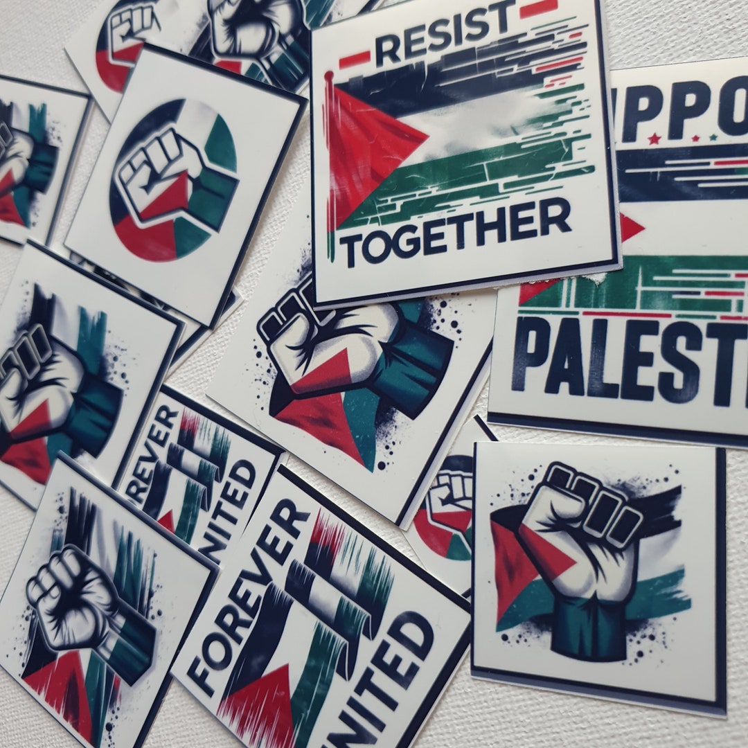 Free Palestine Stickers, Gazza Stickers, Sticker Sheet, Palestine ...