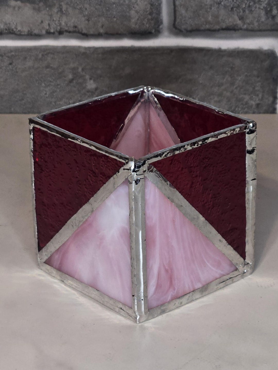 Stained Glass Candle Holder Pattern (2) – Digital File - Etsy
