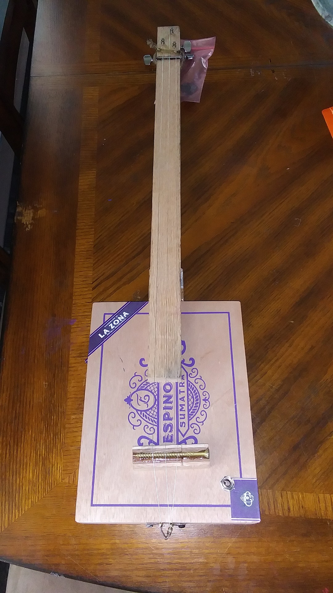 3 String Electric Cigar Box Guitar Musical Instrument - Etsy