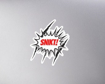 X Men Inspired Vinyl Sticker Bamf Vinyl Sticker Nightcrawler Inspired ...