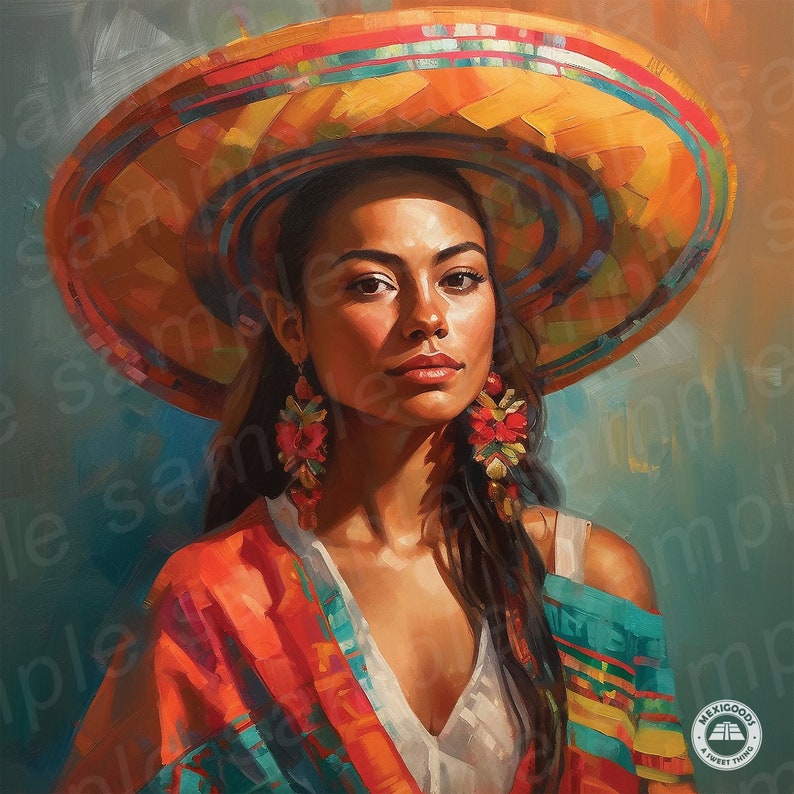 Mexican Wall Art Mexican Art Print Mexican Fashion Decor - Etsy