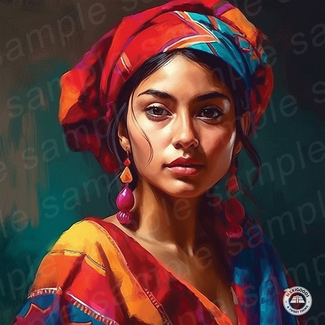 Mexican Wall Art Mexican Art Print Mexican Fashion Decor Mexican ...