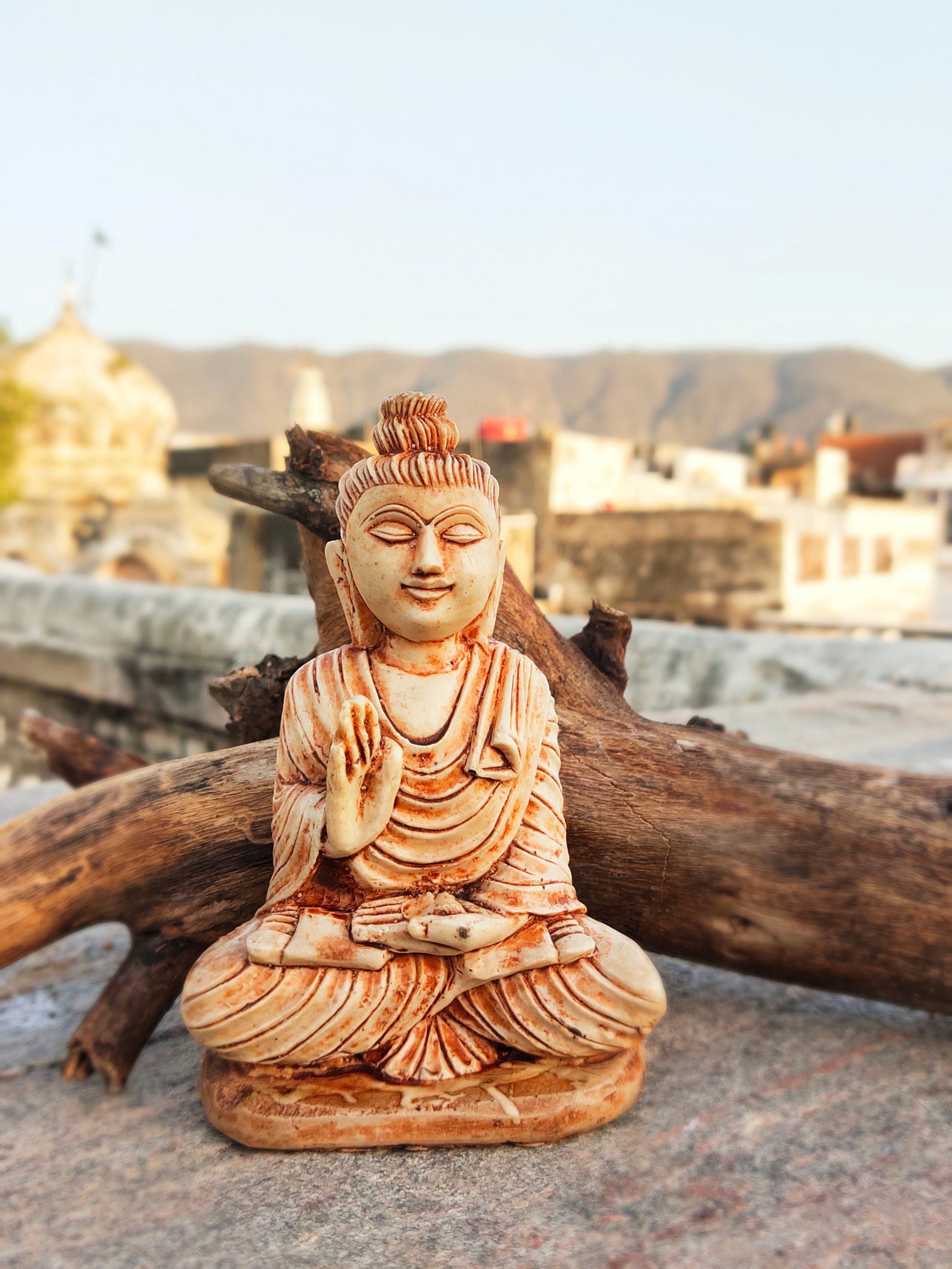 Vintage Meditating Buddha Statue, Ceramic Buddha Statue, Antique Buddha ...