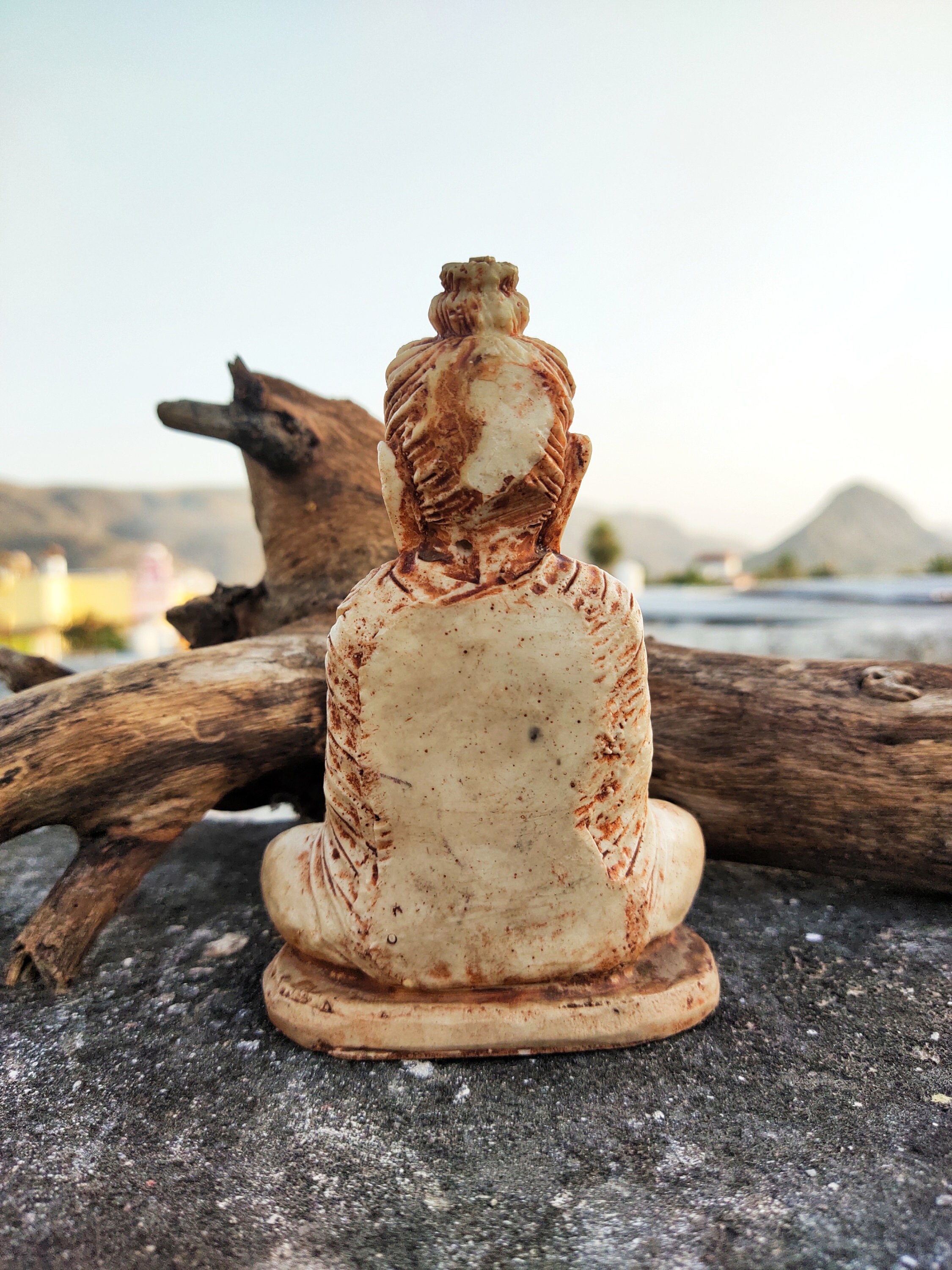 Vintage Meditating Buddha Statue, Ceramic Buddha Statue, Antique Buddha ...
